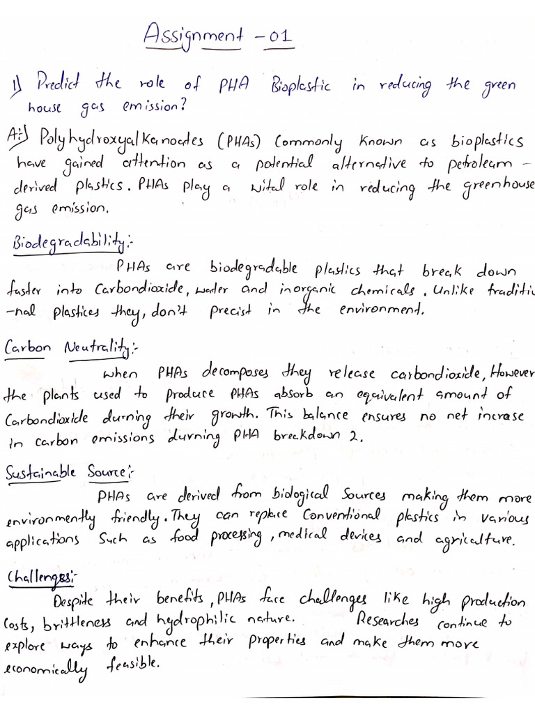 Biology Assignment 01 | PDF