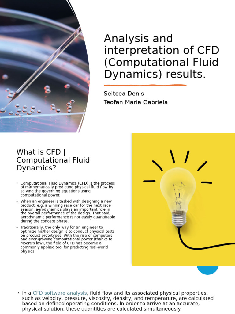 Analysis And Interpretation Of Cfd Computational Fluid Dynamics Results Pdf