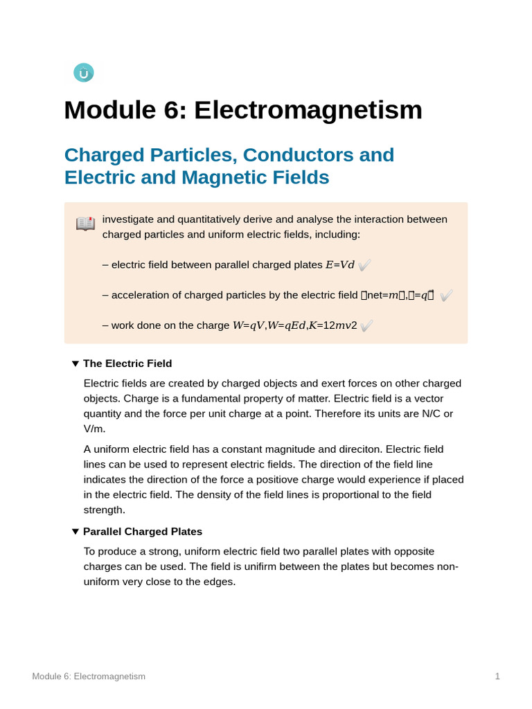 module-6-electromagnetism | PDF