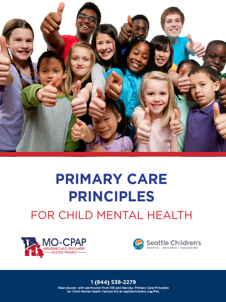 Primary Care Principles For Child Mental Health, Missouri Child ...