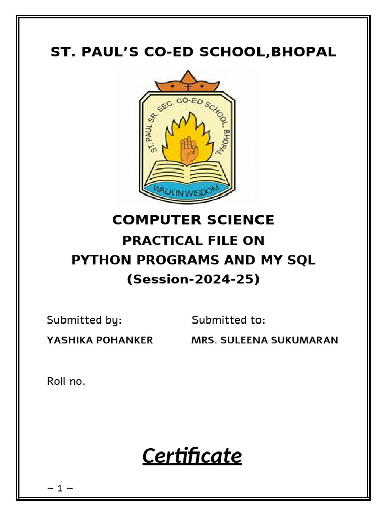 20 Prgs-Practical | PDF