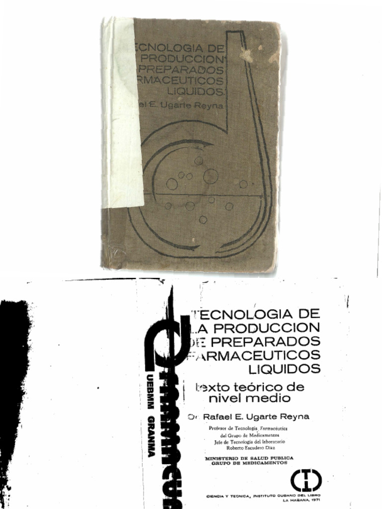 Tecnología Farmacéutica de Líquidos No Estériles Ugarte | PDF