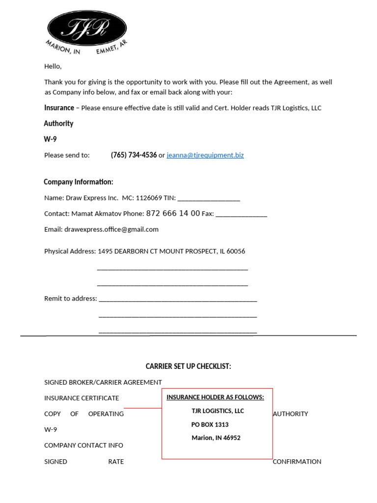 BROKER - CARRIER AGREEMENTdone | PDF | Liability Insurance | Finance ...