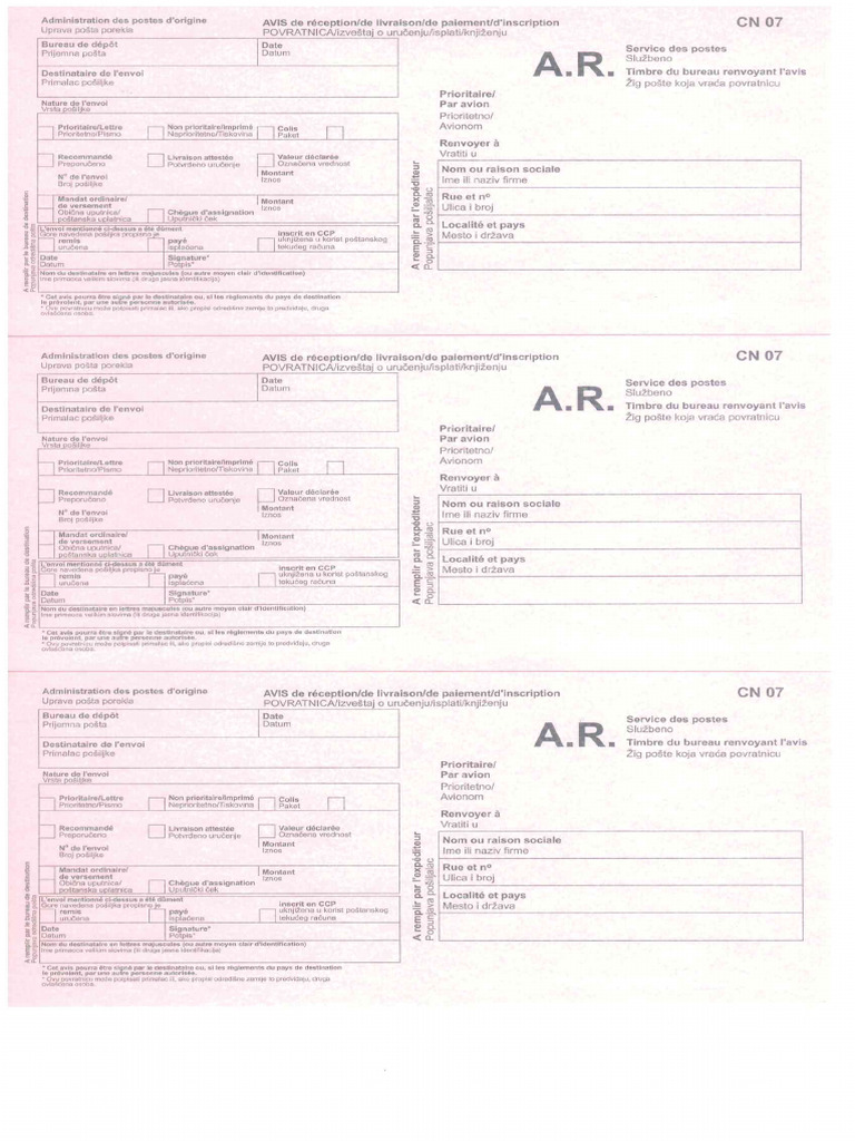 Povratnice 3 - Prazne | PDF