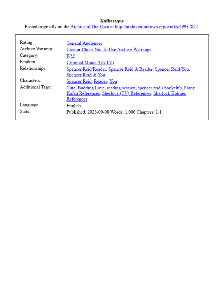 Kafkaesque | PDF