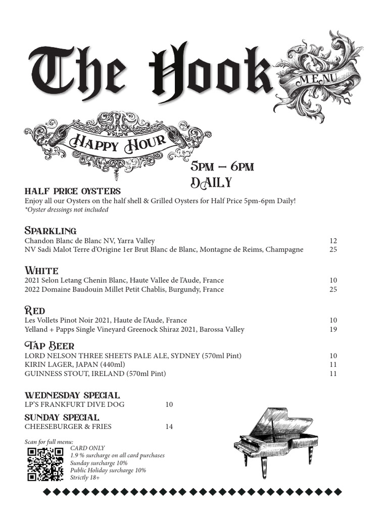 The Hook Menu 7pg 25.7.24 | PDF