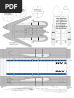 KLM Boeing 747 Papercraft Template | PDF