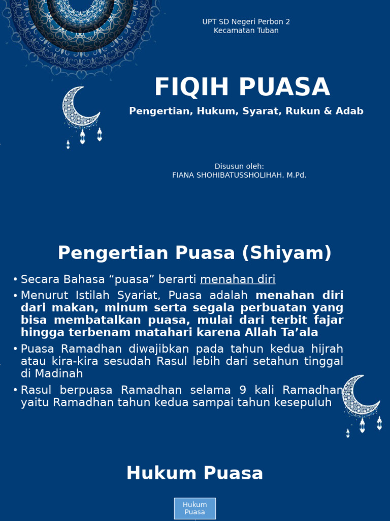 Materi Tentang Puasa | PDF
