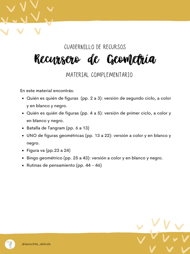 Recursero de Geometria - Material Complementario | PDF