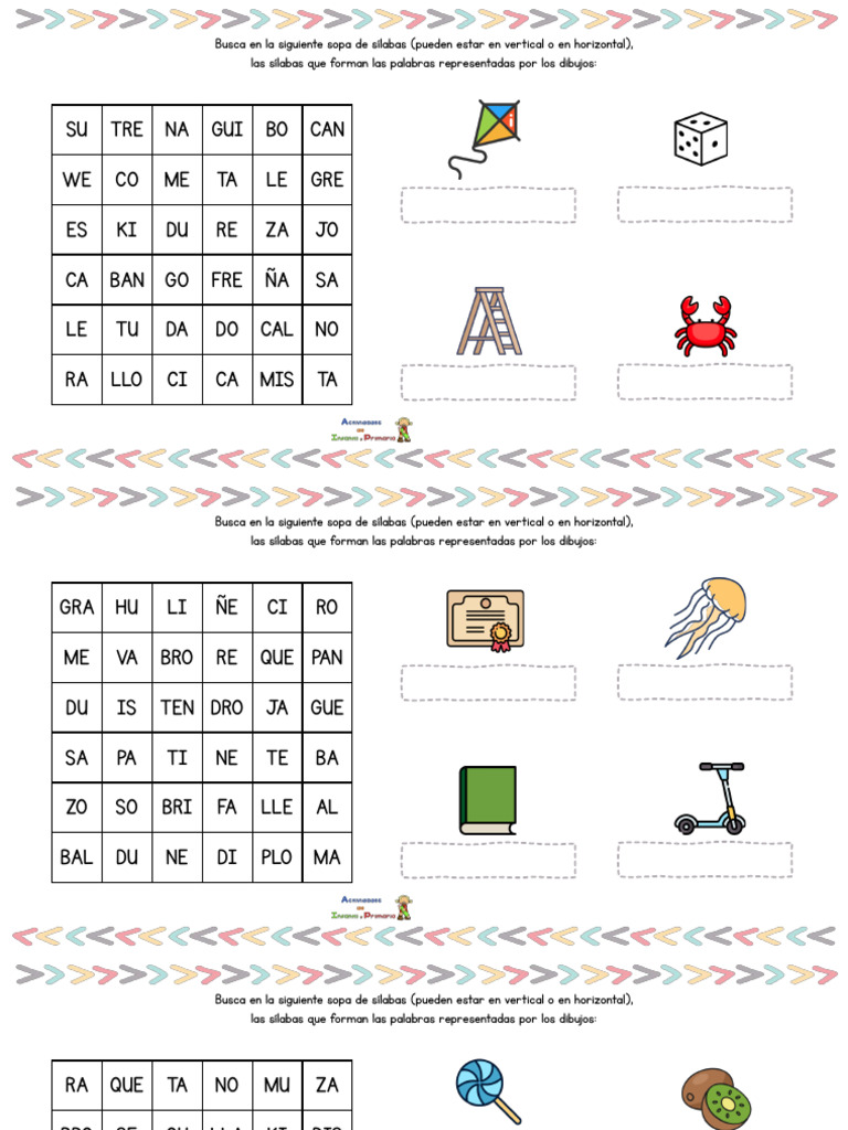 Nuevas Sopas Silabicas | PDF