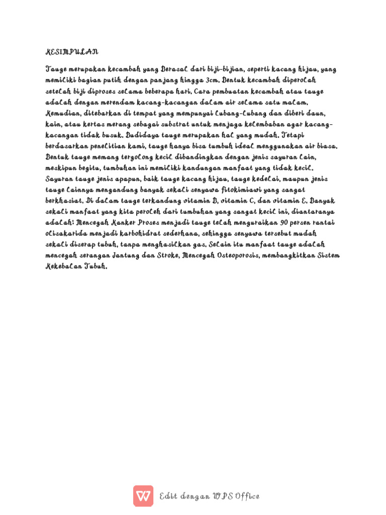 Kesimpulan | PDF