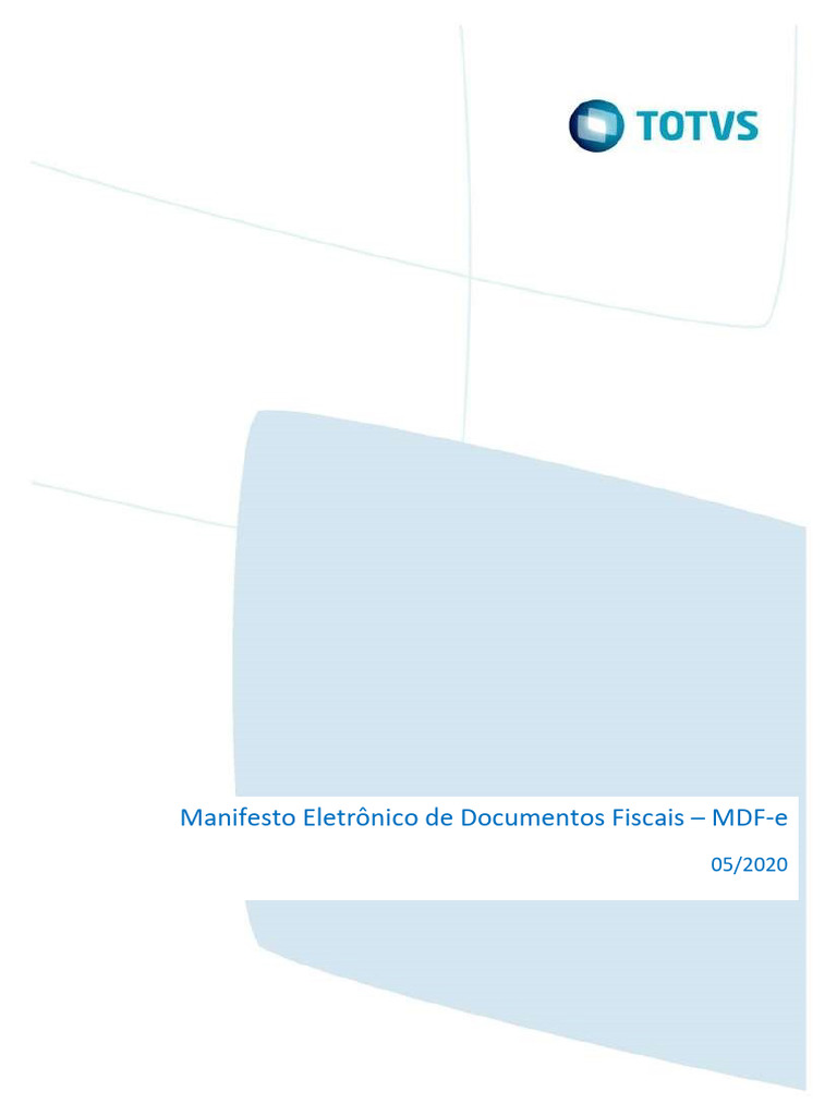 Manual MDF-e Logix (Atual) | PDF