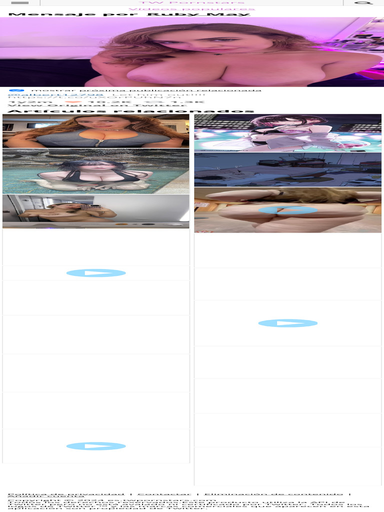TW Pornstars - Ruby May. Twitter. @albert12798 Let Him Out!!!!. 129 AM - 27 May 2023 | PDF
