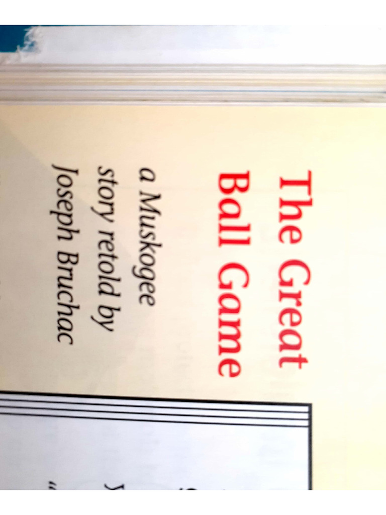 The Great Ball Game | PDF