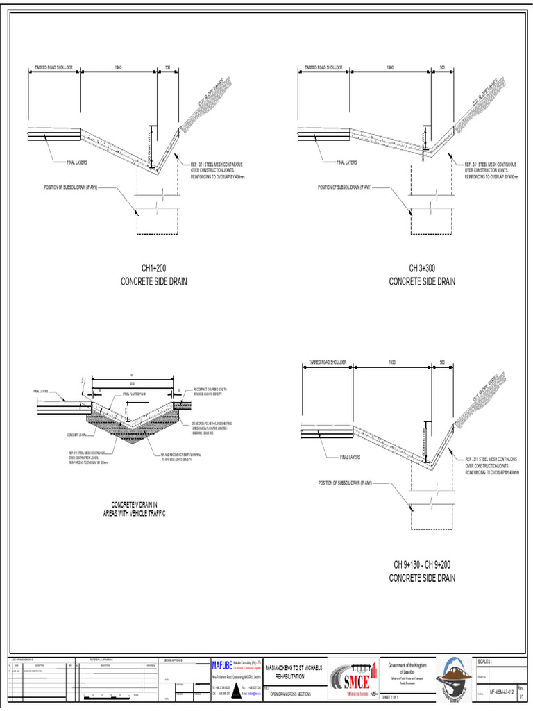 V-Drain Details | PDF