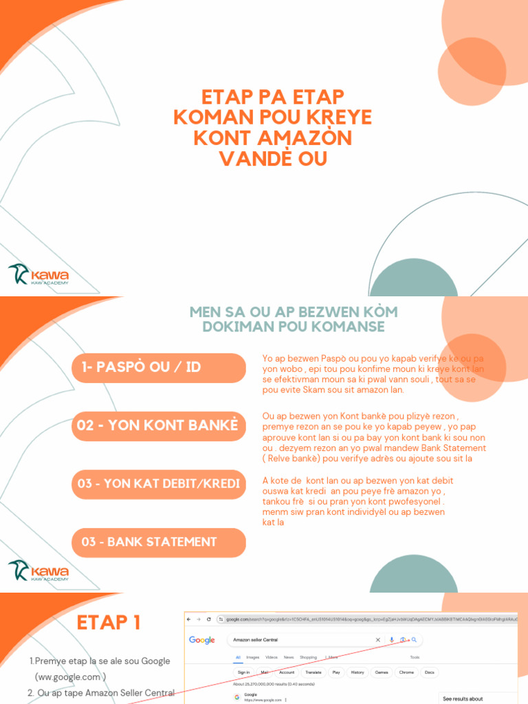 Etap Pa Etap Kreye Kont Vande Ou | PDF