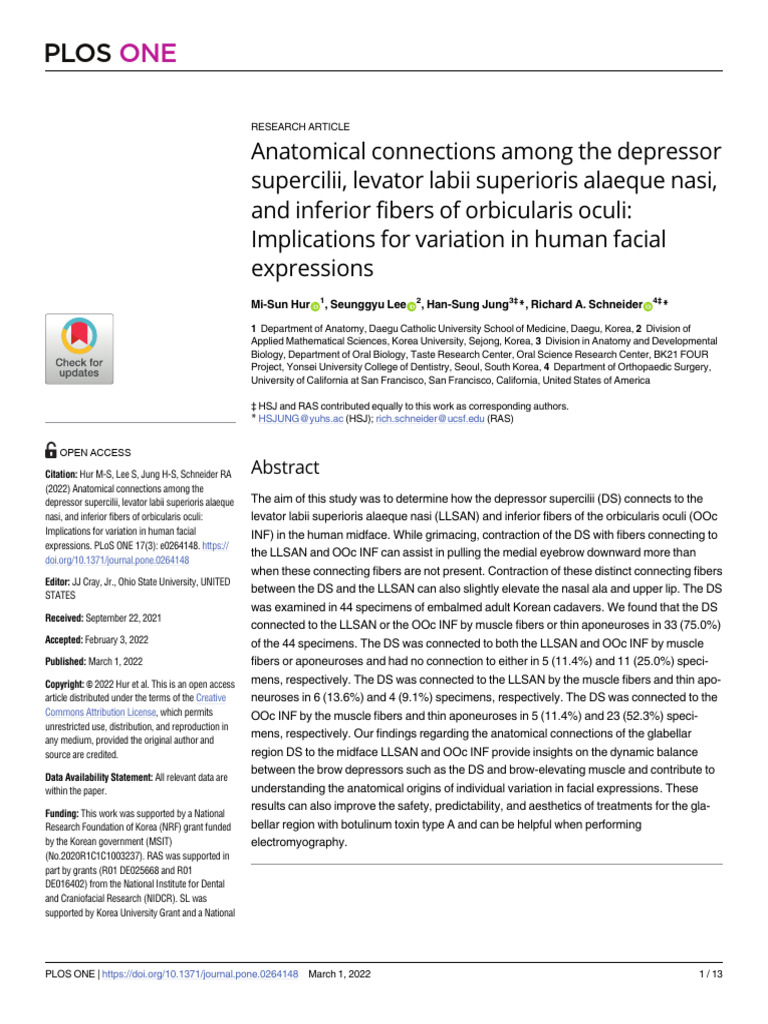 journal.pone.0264148 Anatomical connections among the depressor ...