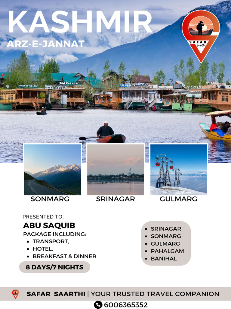 8 Days 7 Nights Itinerary Pdf