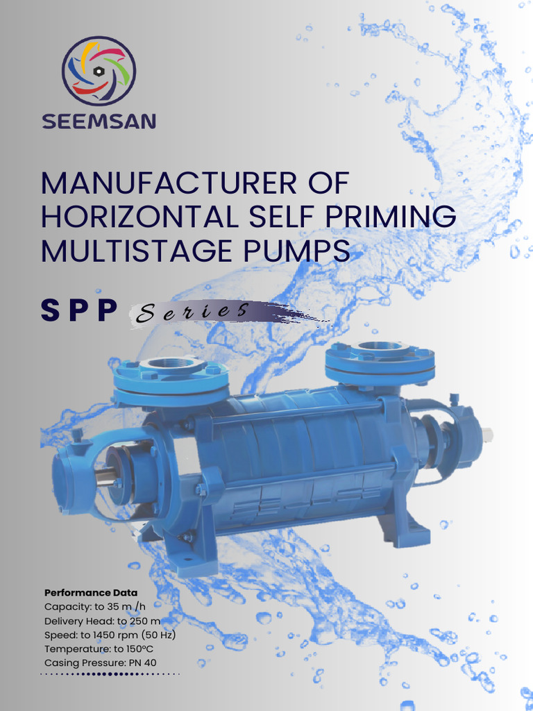 SPE-Horizontal Centrifugal Self Priming Catalog | PDF