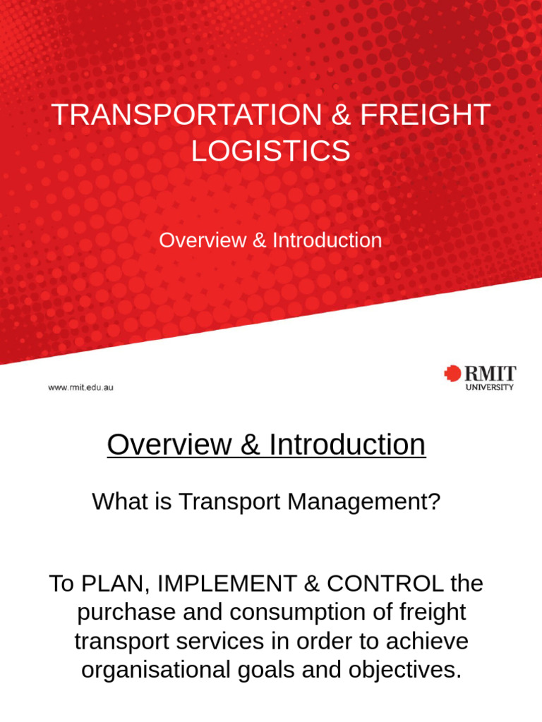 TFL 1 Overview Introduction | PDF
