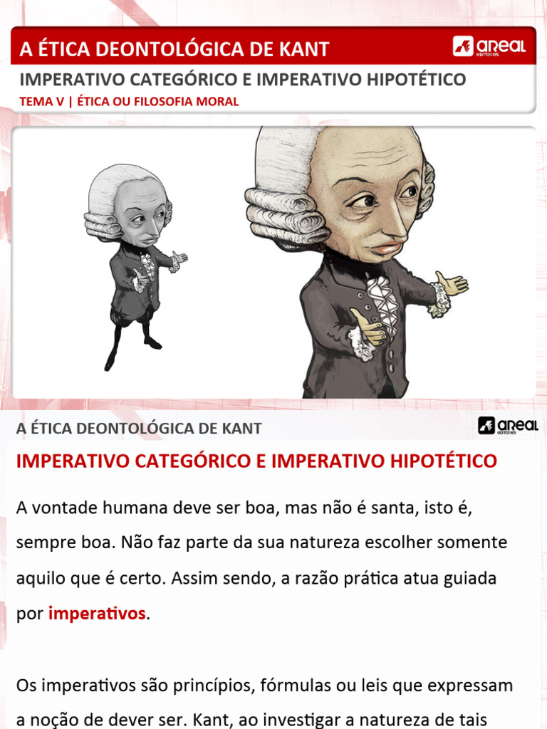 Imperativo Categórico e Hipotético | PDF | Immanuel Kant | Filosofía