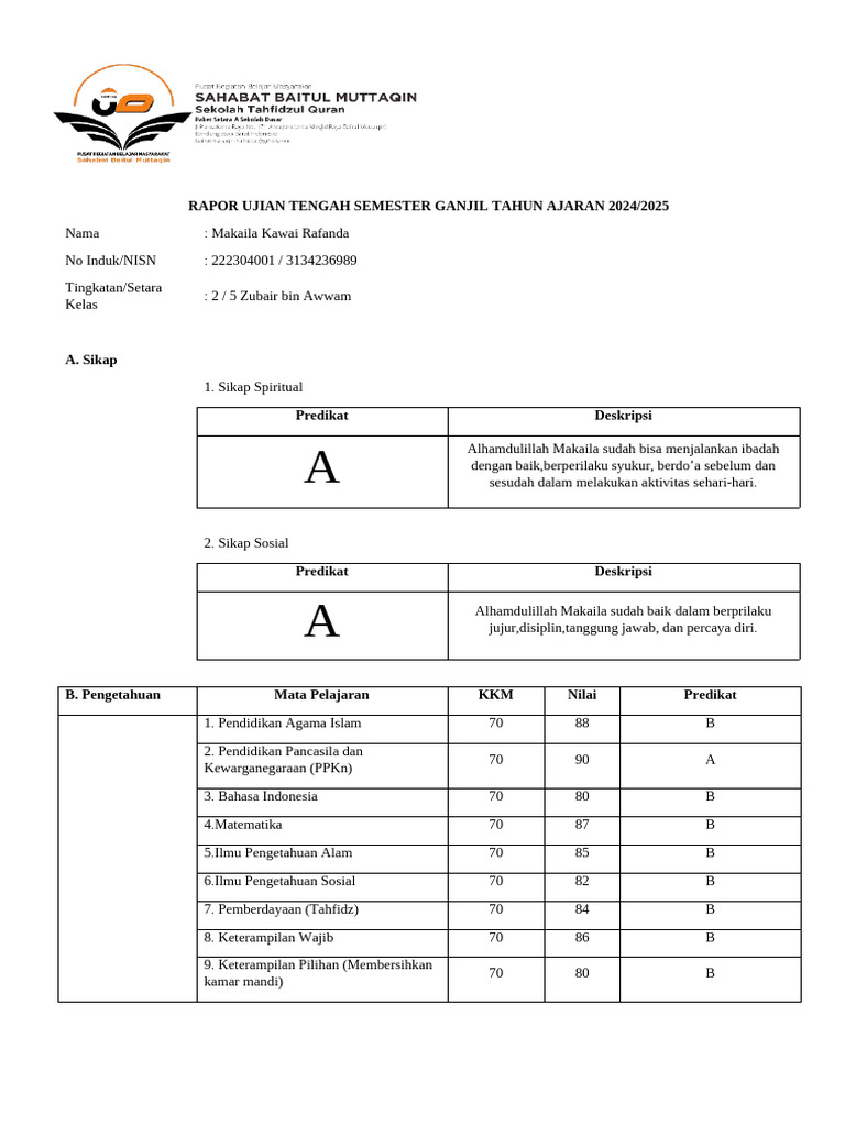 Rapor Uts | PDF