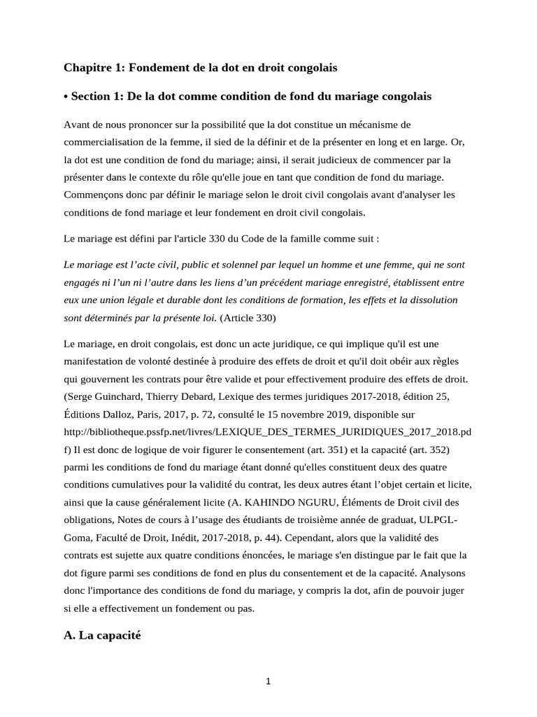 Chapitre 1 TFC | PDF