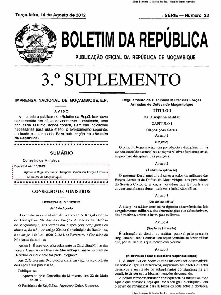 Regulamento Das FADM | PDF