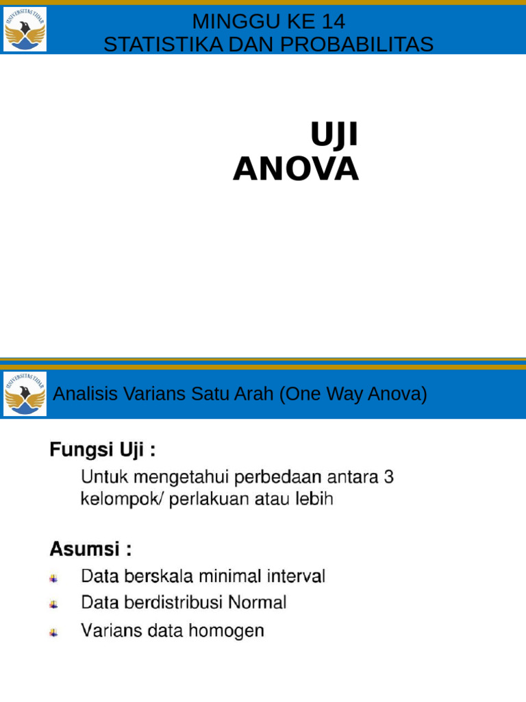 Uji Anova | PDF