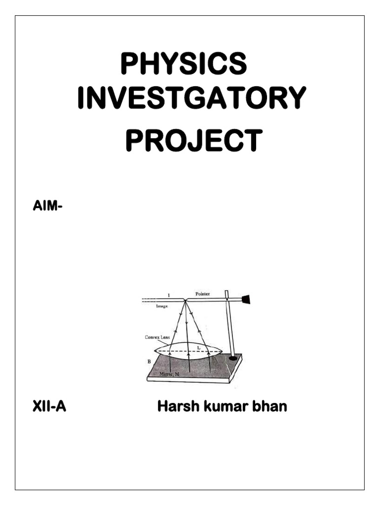 Phy Investigatory Project | PDF