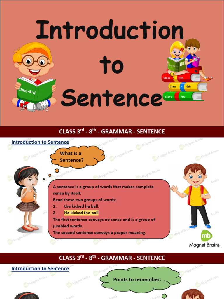 02 English Grammar Sentence Pdf