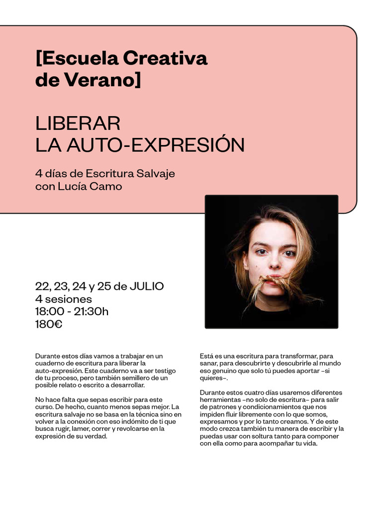 Escritura DOSSIER CURSO | PDF