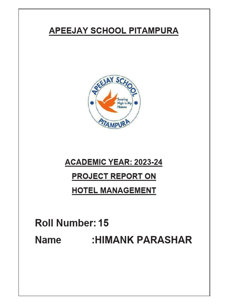 Apeejay School Pitampura - 1 | PDF