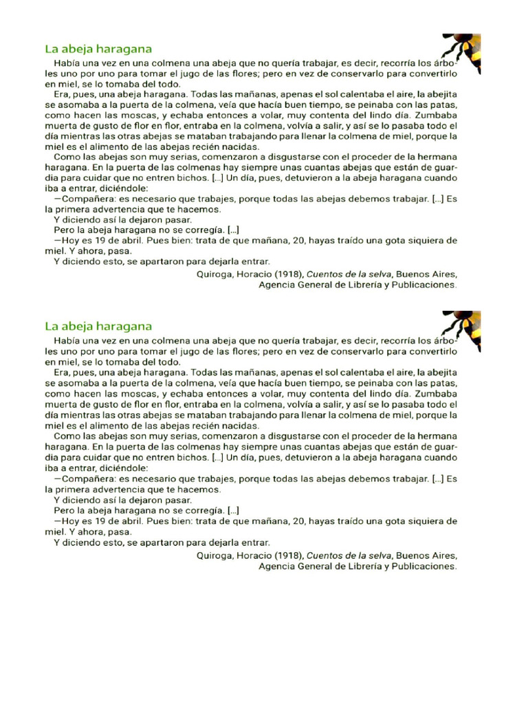 Abeja Haragana 1 | PDF