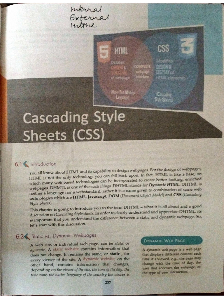 Cascading Style Sheets (CSS) | PDF