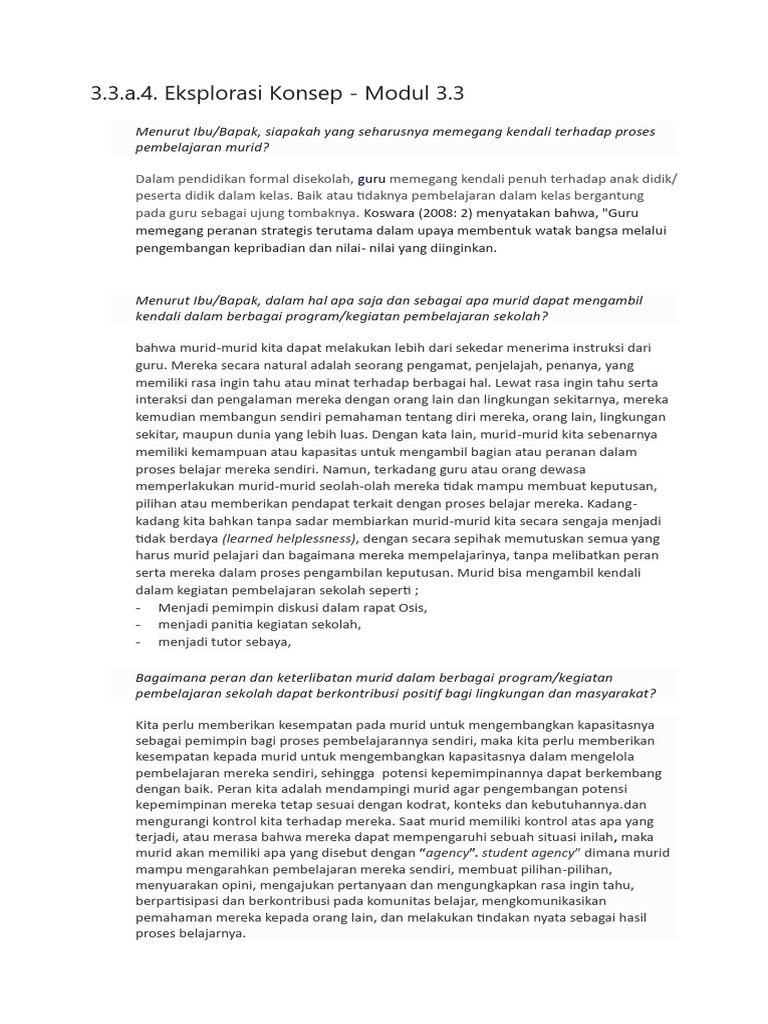 Eksplorasi Konsep Modul 3.3 | PDF