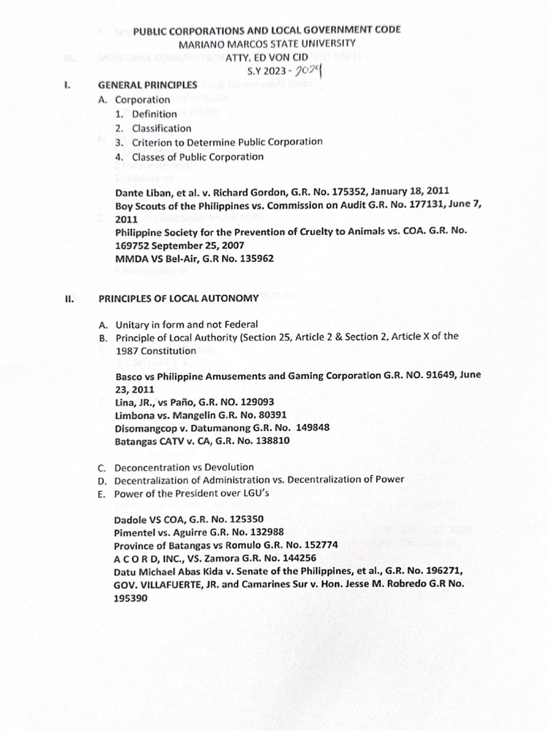 Syllabus Local Gov | PDF