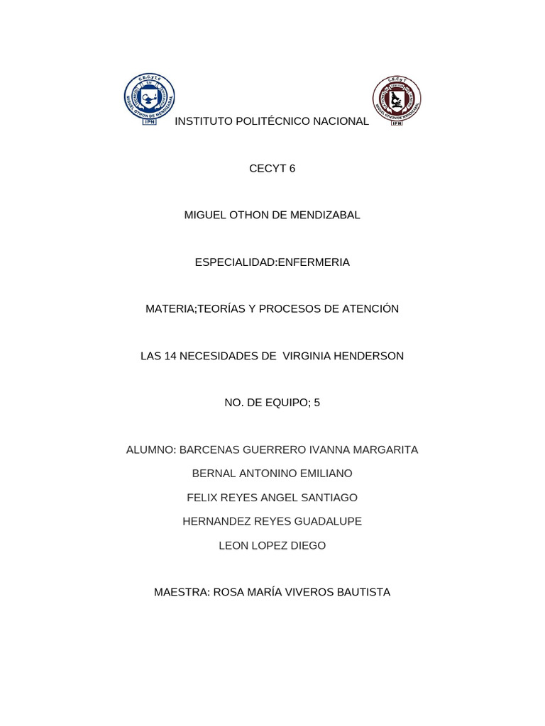 Las 14 Necesidades de C. | PDF | Mente | Bienestar