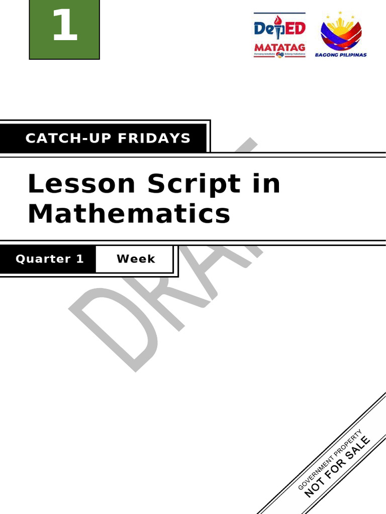 CUF-Mathematics 1 - WEEK 5 | PDF