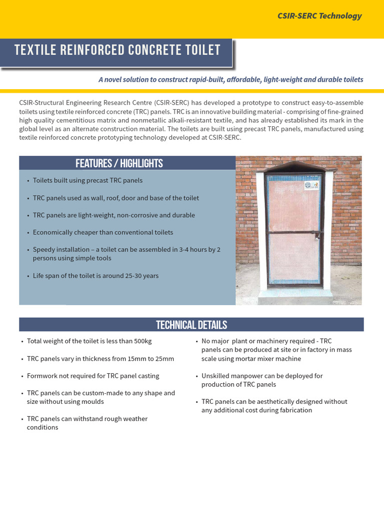 TRC Toilet | PDF