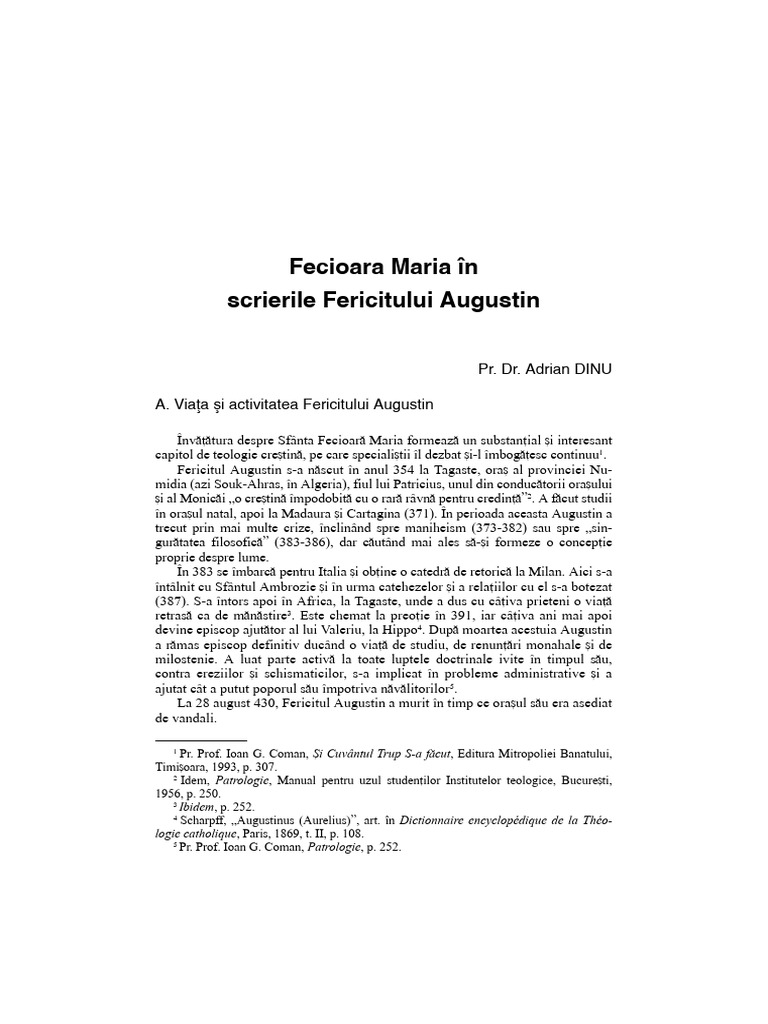 11 Fecioara Maria - Dinu | PDF