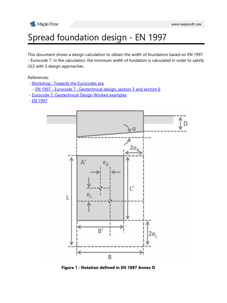 Spread Foundation Design - en 1997.flow | PDF