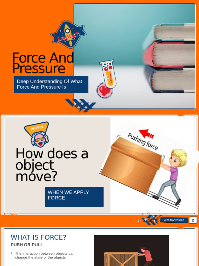 Force and Pressure | PDF