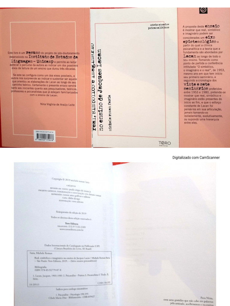 Real, Simbólico e Imaginário No Ensino de Jacques Lacan Michele | PDF