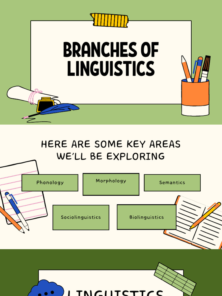 Branches of Linguistics | PDF