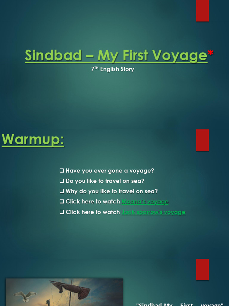 Sindbad My First Voyage | PDF | Water Transport