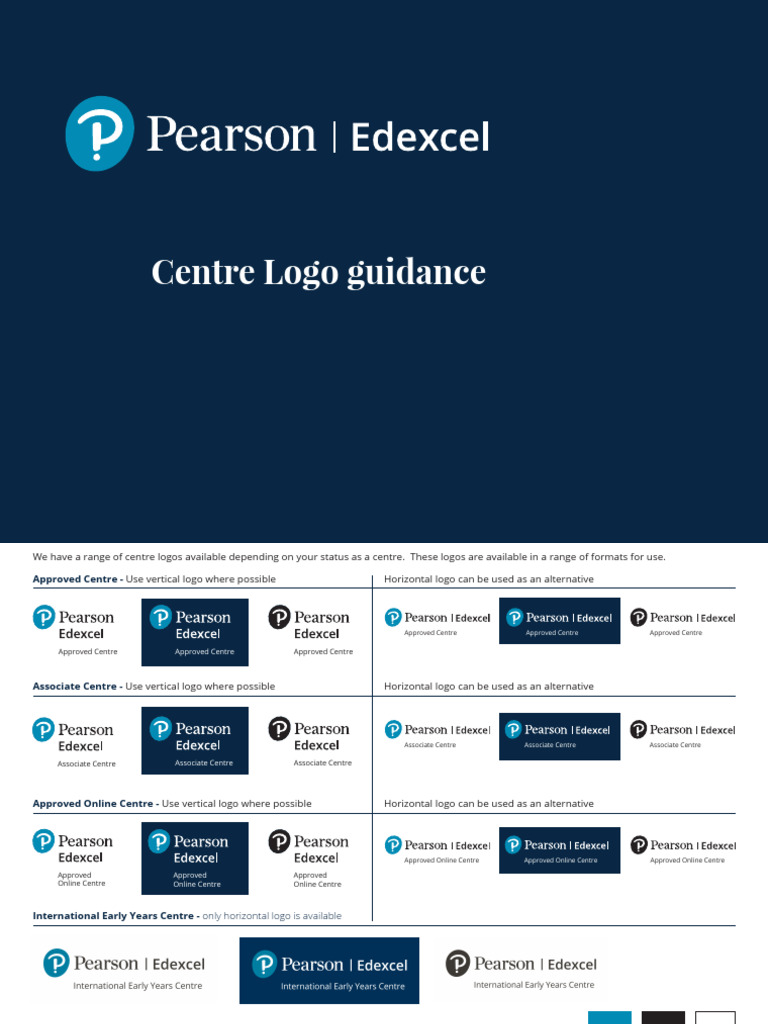 Pearson Edexcel Approved Centre Brand Guidelines | PDF
