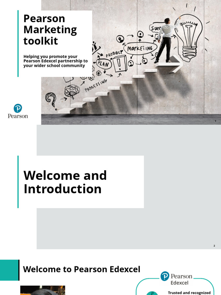 Pearson Edexcel Marketing Toolkit Workshop PPT Sept22 | PDF