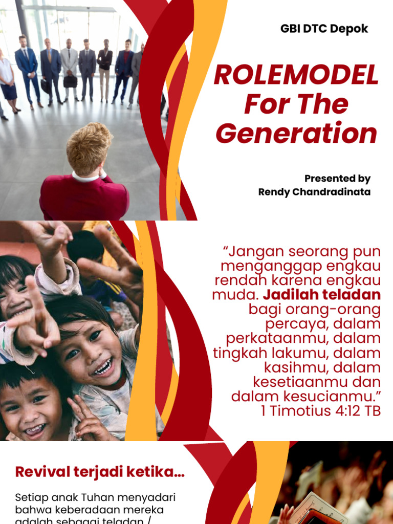 ROLE MODEL For The Generation | PDF