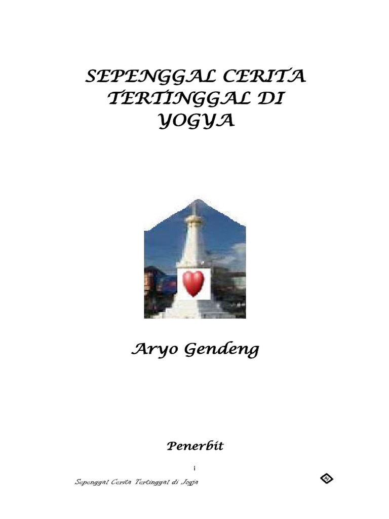 Sepenggal Cerita Tertinggal Di Jogja | PDF